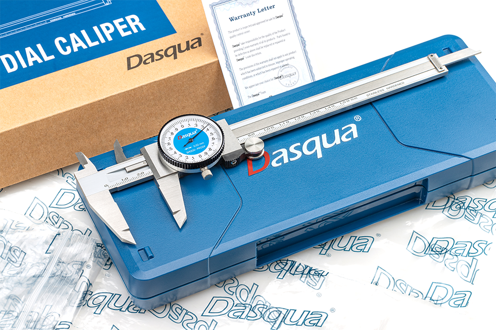 Dasqua Dial Caliper 0-4"*0.001" — CNC Supply Solutions