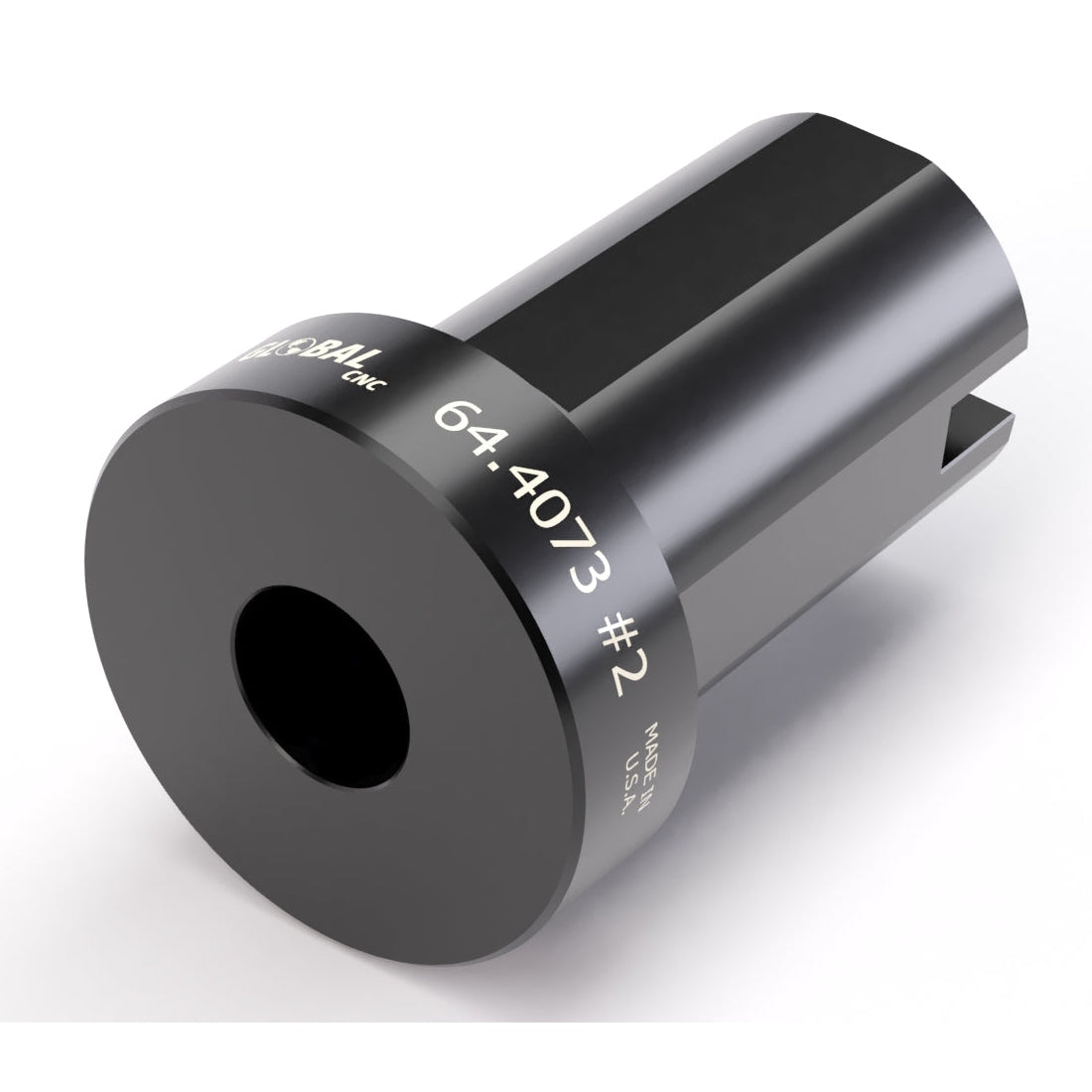 GLOBAL CNC 1 1/2" OD X #2 MT ID VDI STYLE TAPER DRILL SOCKET HOLDER ...