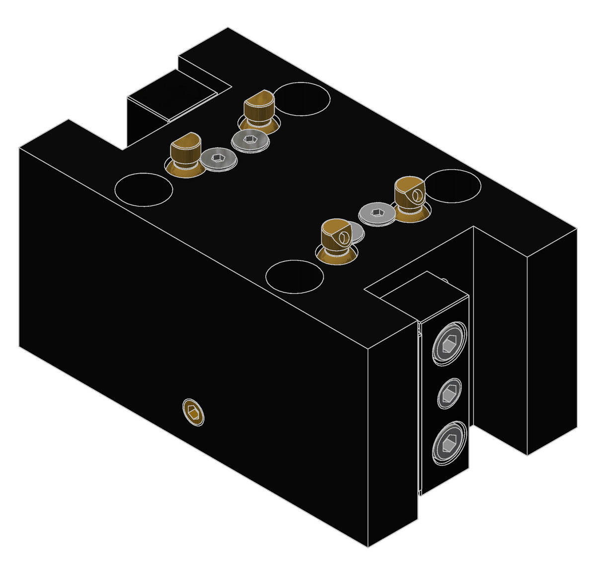 HAAS BMT65 1.0" DOUBLE OD TURNING HOLDER 73 X 70 BHP — CNC Supply Solutions