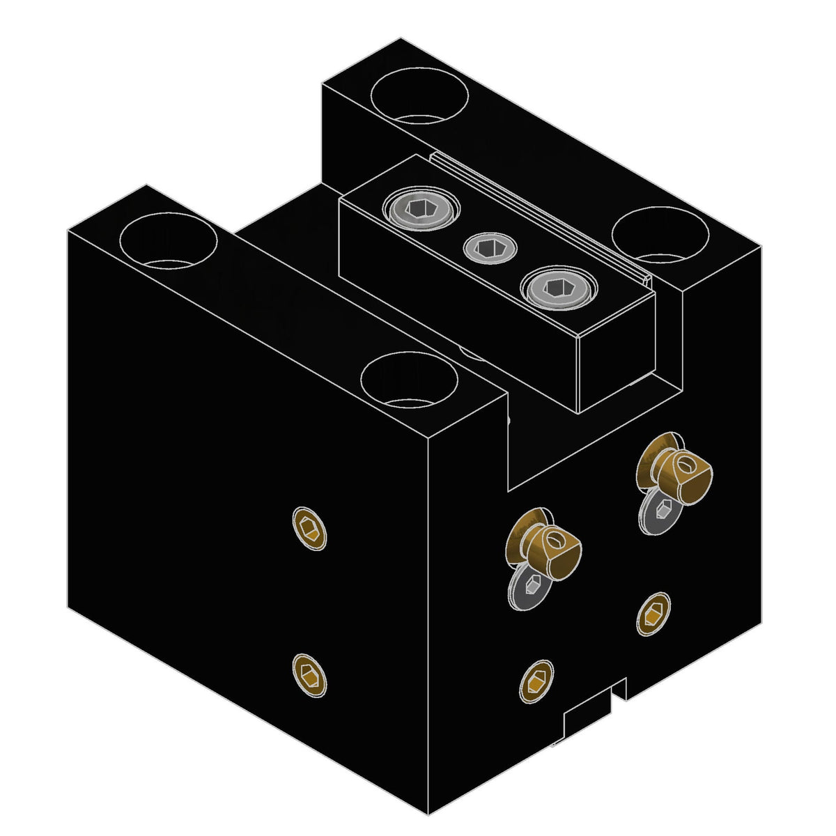HAAS BMT65 1.0" OD FACING TURNING HOLDER 73 X 70 BHP — CNC Supply Solutions