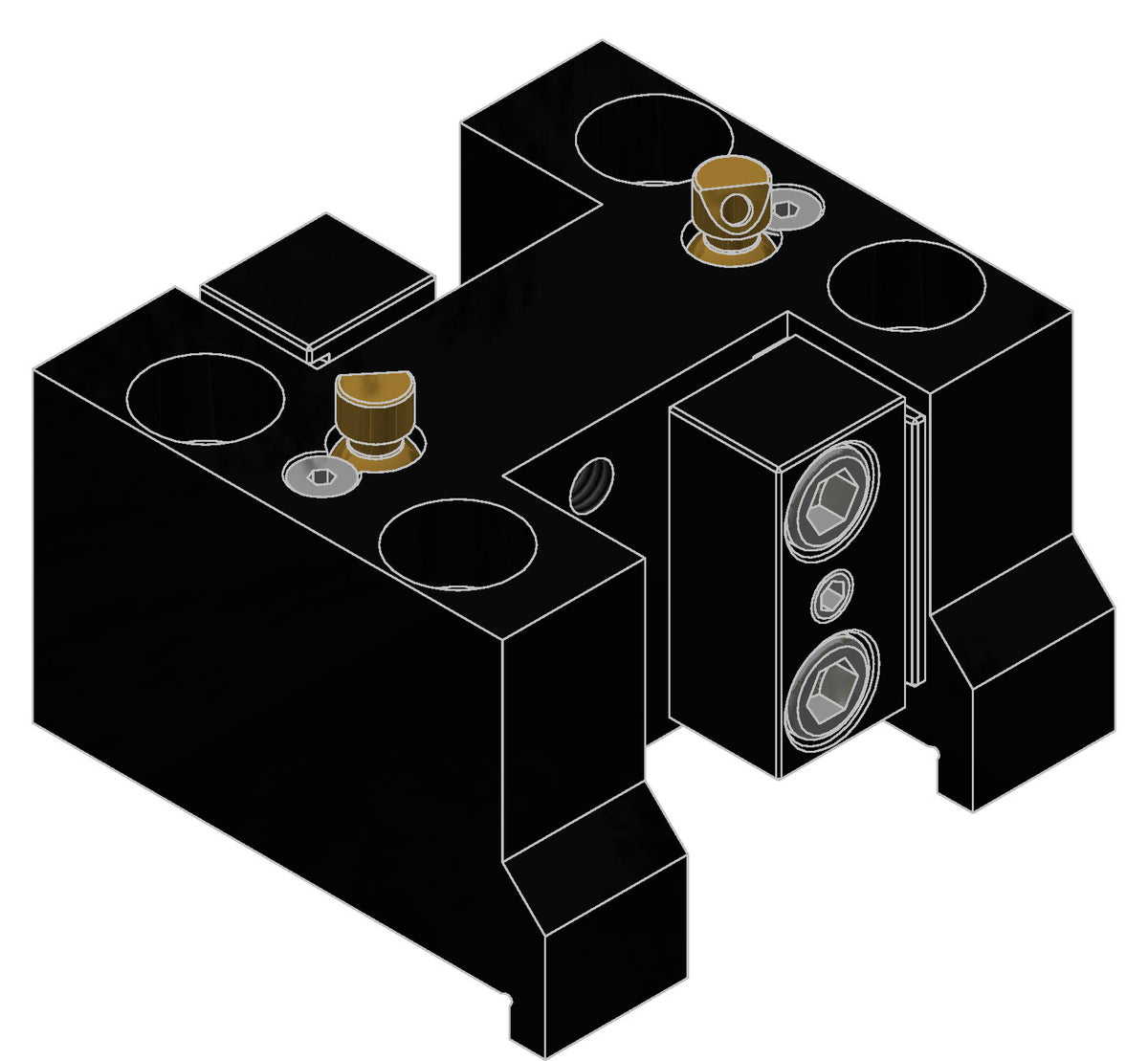 HAAS HSL20/30 1.0" DOUBLE EXTENDED OD TURNING HOLDER 80 X 45 BHP — CNC ...