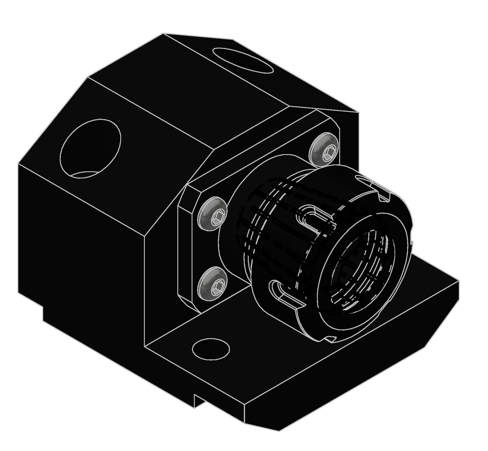 HAAS HST20 RECESSED ER40 COLLET HOLDER 64 X 50 BHP — CNC Supply Solutions