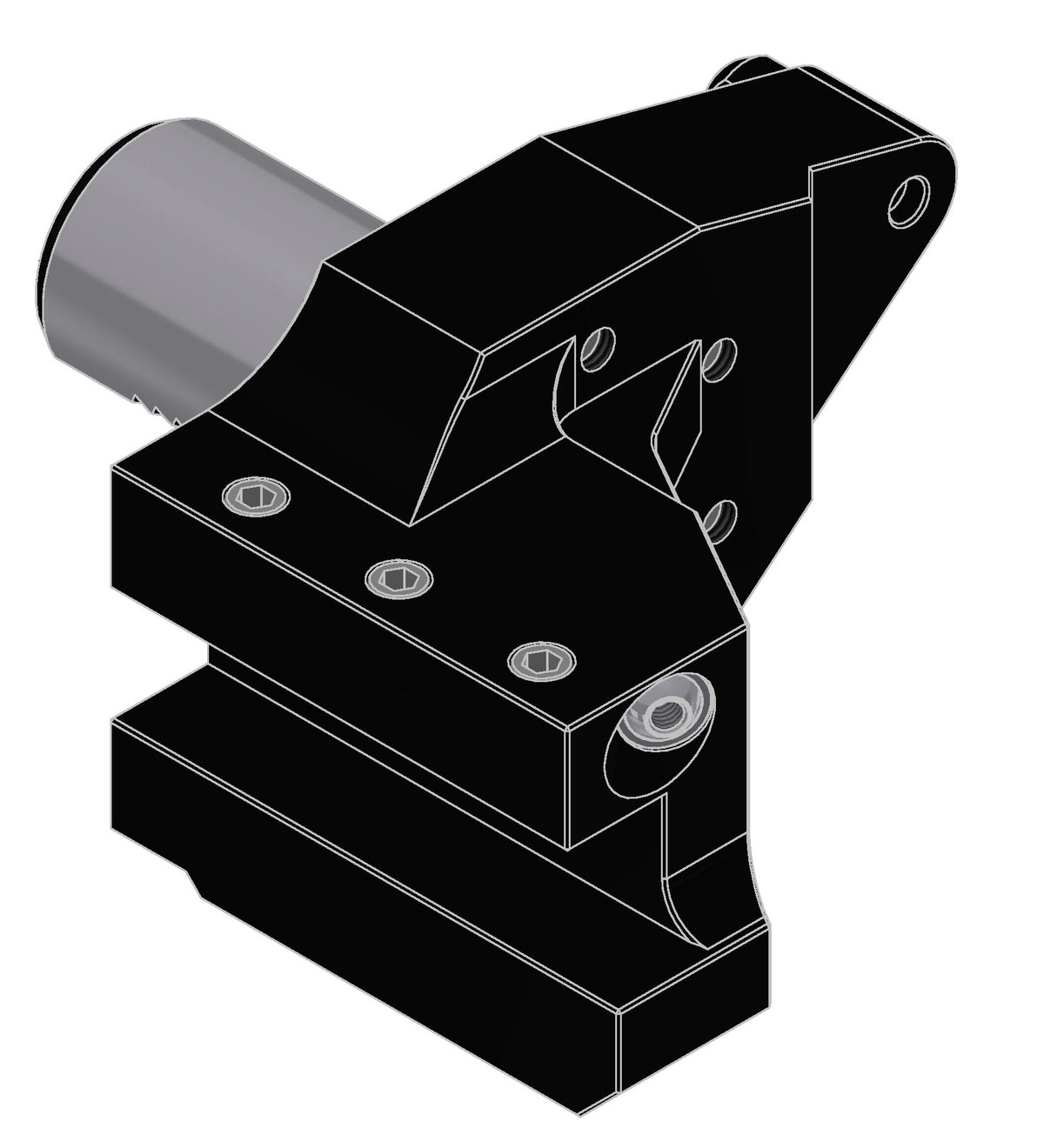 MAZAK SQT28 25MM REVERSE OD TURNING HOLDER — CNC Supply Solutions